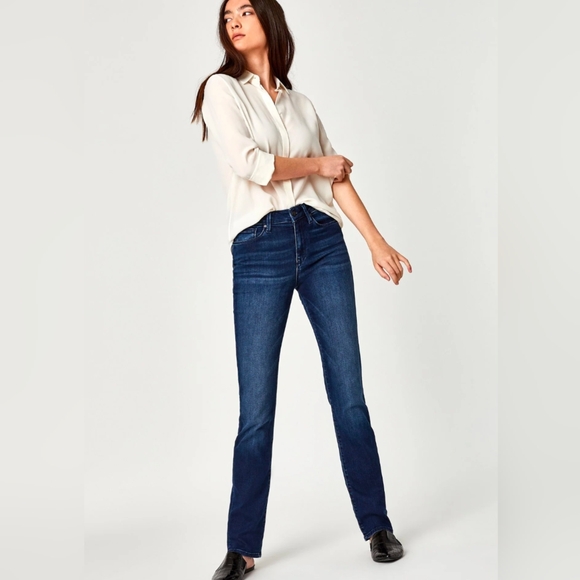 Mavi | Jeans | Mavis Kendra High Rise Straight Leg Medium Wash Stretch ...